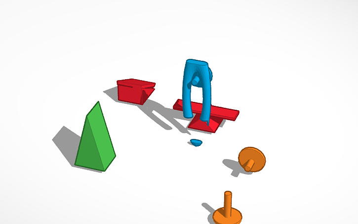 3D design 6 simple machines - Tinkercad