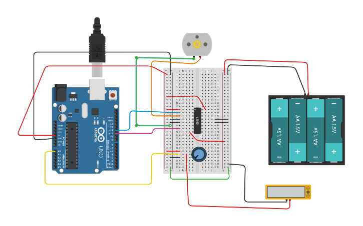 Circuit Design Sensor Sample Tinkercad 