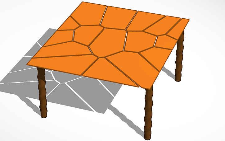 3D design table - Tinkercad