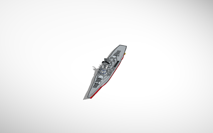 3D design USS Protector BB50 - Tinkercad