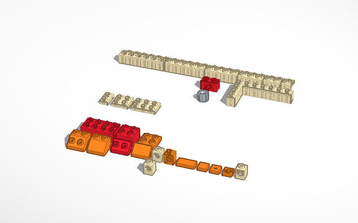 3D design Snap-fit Building Blocks - Tinkercad