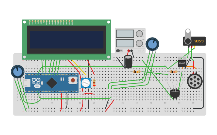 Circuit design tension control - Tinkercad