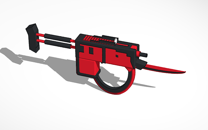 3D design Swanky Sharp (Sub-Machine Gun) - Tinkercad