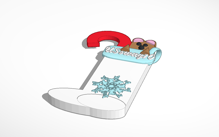 3D design My Tinkercad Stocking - Tinkercad