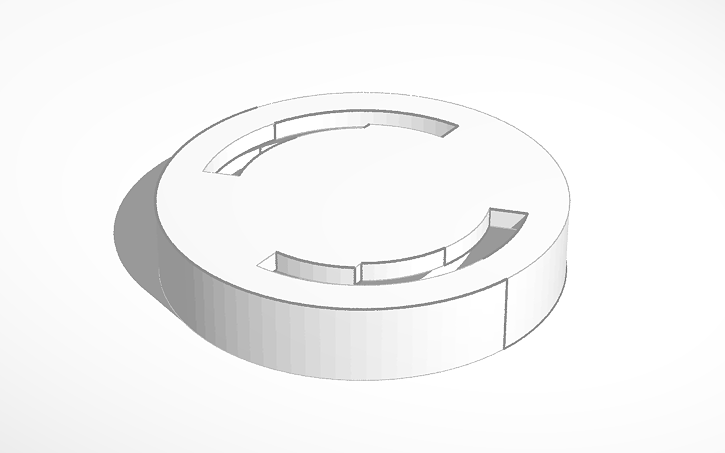 3D design Beyblade Burst Right Spin base - Tinkercad