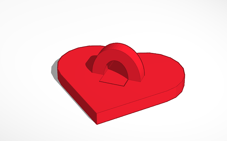 3D design Heart - Tinkercad