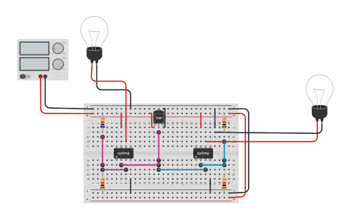 Circuit Design Copy Of Sistem Indikator Suhu Dengan Sensor Tmp36 Tinkercad
