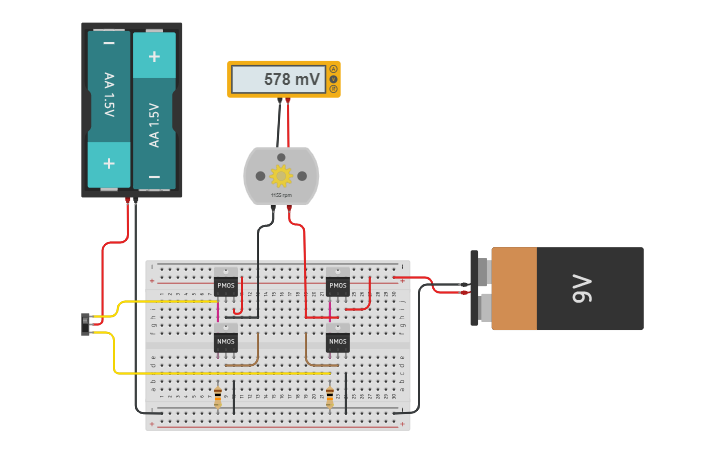 Circuit Design Mosfet H Bridge Tinkercad