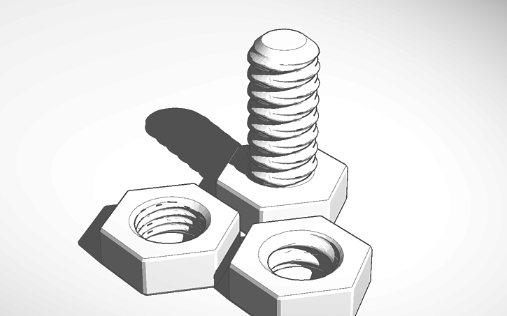 3D design BOLT - Tinkercad