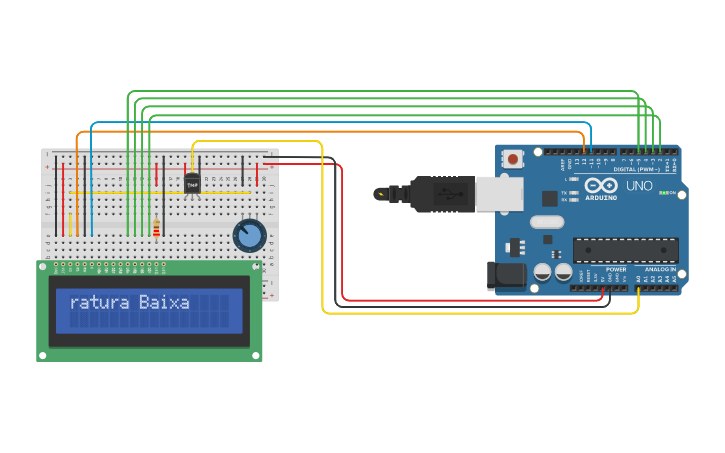 Circuit Design Sensor De Temperatura Estufa Tinkercad