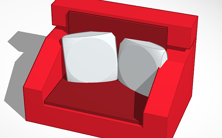 3D design Couch for roblox games | Tinkercad