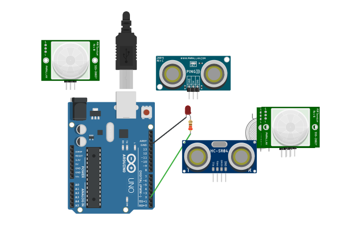 Circuit Design Blinking Of Led Using Arduino Tinkercad