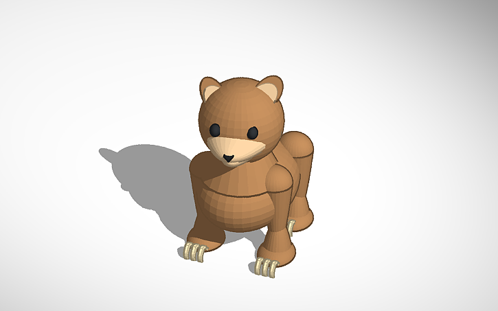 3D design BEAR - Tinkercad