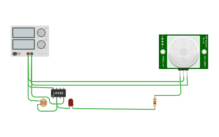 Circuit Design Motion Detector Quiz Tinkercad