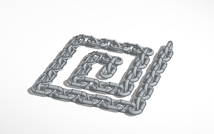 3D design Tha chain - Tinkercad
