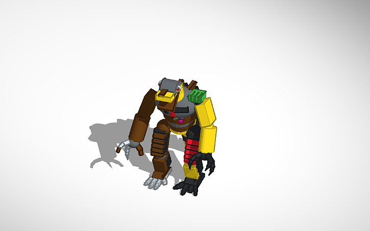3D design Zombot MECHAGODZILLA | Tinkercad