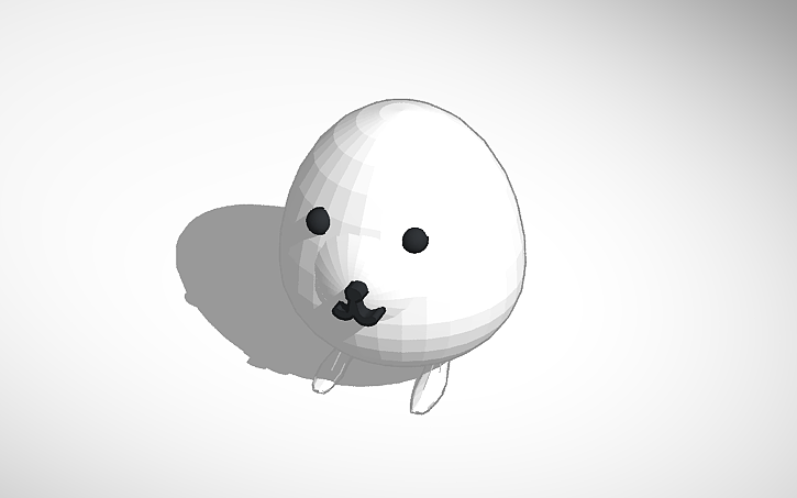3D design egg dog meme - Tinkercad