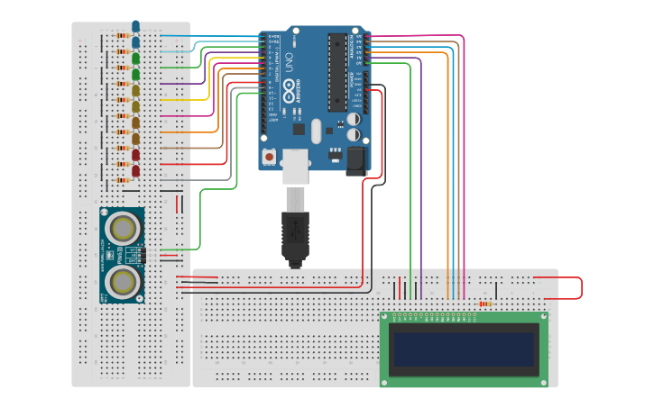 Circuit design Prova de LAE | Tinkercad