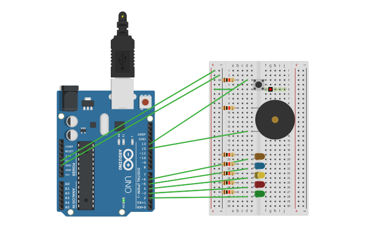 Circuit design Family Guy Theme Song - Tinkercad