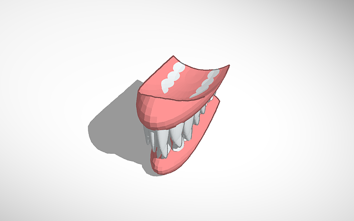 3D design Dino/Dragon Teeth - Tinkercad