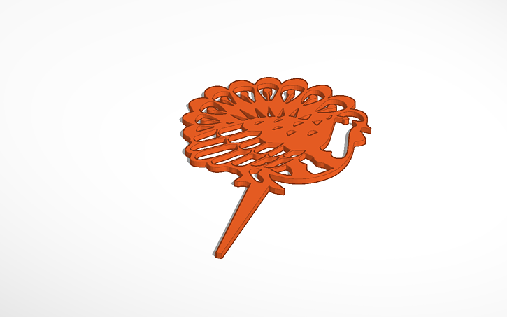 3D design #Thanksgiving Turkey Decorative Spike - Tinkercad