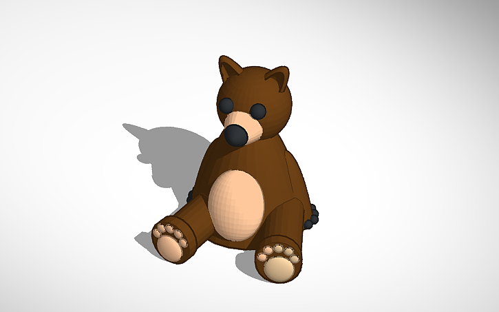 3D design Brown Bear | Tinkercad