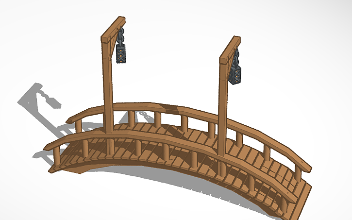 3D design Laketown bridge | Tinkercad