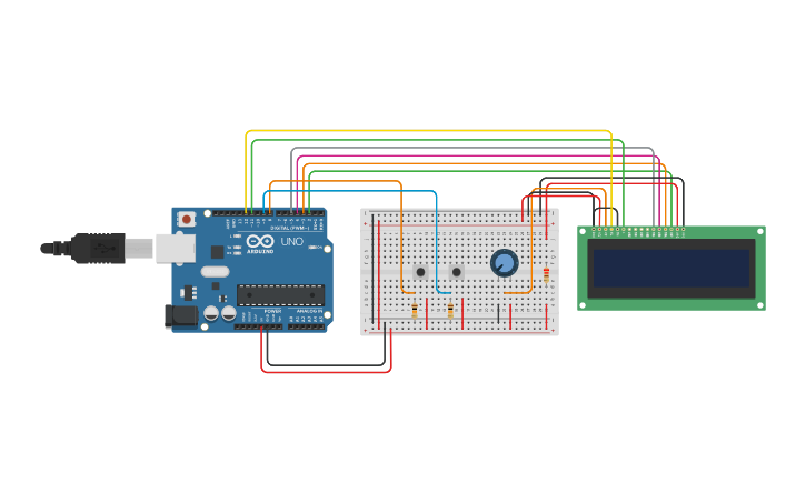 Circuit design 72. semplice orologio senza modulo RTC | Tinkercad Circuit design 72. semplice orologio senza modulo RTC | Tinkercad