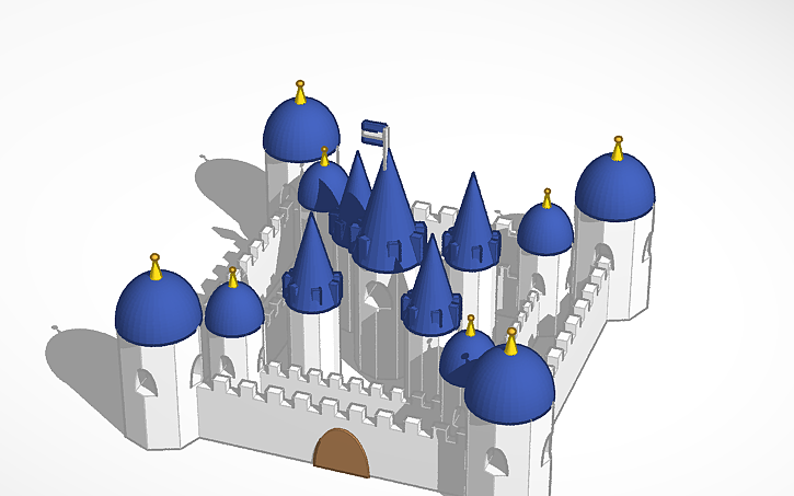 3D design Castle - Tinkercad