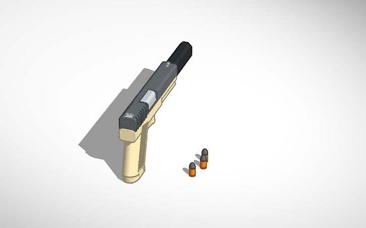 3D design Glock PREMIUM EDITION (UPDATED) - Tinkercad