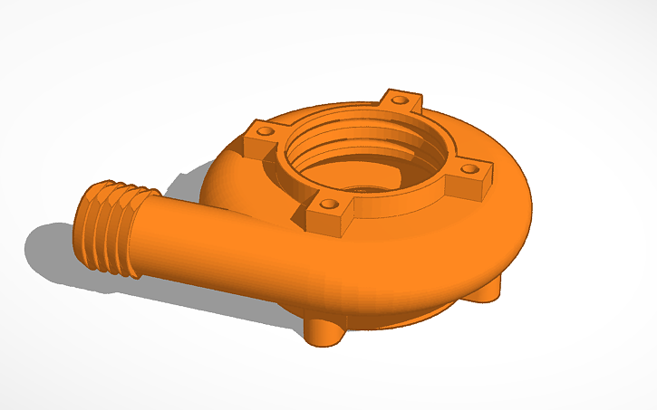 3D design Turbopump Body | Tinkercad