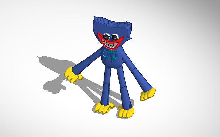 3D design Huggy-Wuggy - Tinkercad