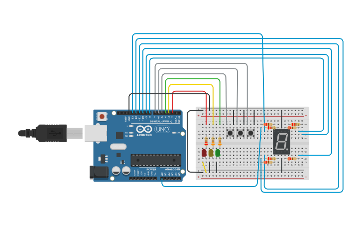 Circuit design Proyecto final - Tinkercad