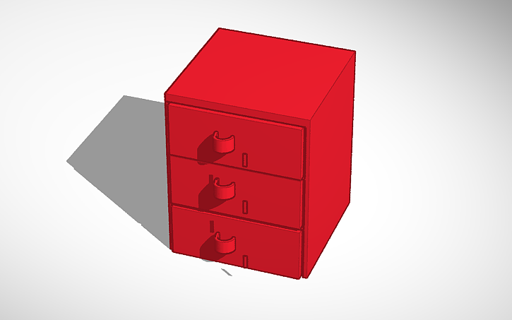3D design drawer - Tinkercad