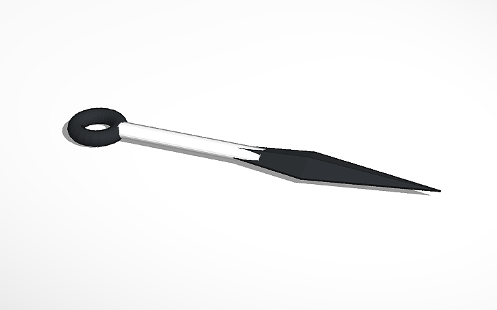 3d Design Kunai Tinkercad