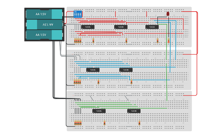 Circuit design Circuito 7: - Tinkercad
