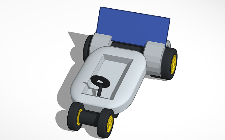 3D design Soap Box Car - Tinkercad