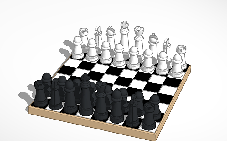 3D design chess - Tinkercad