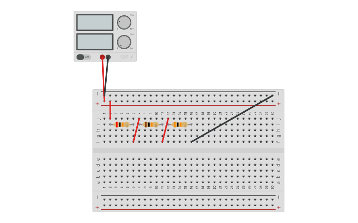 Circuit Design Voltage Divider Rule Tinkercad