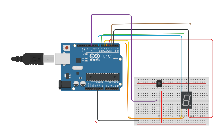 Circuit design ir sensor - Tinkercad