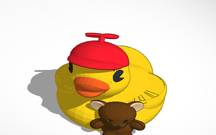 3d Design Duck Tinkercad