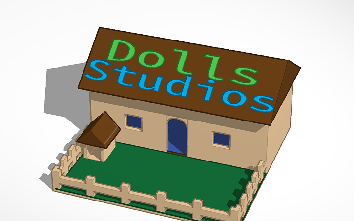 3D design Dolls Studios - Tinkercad