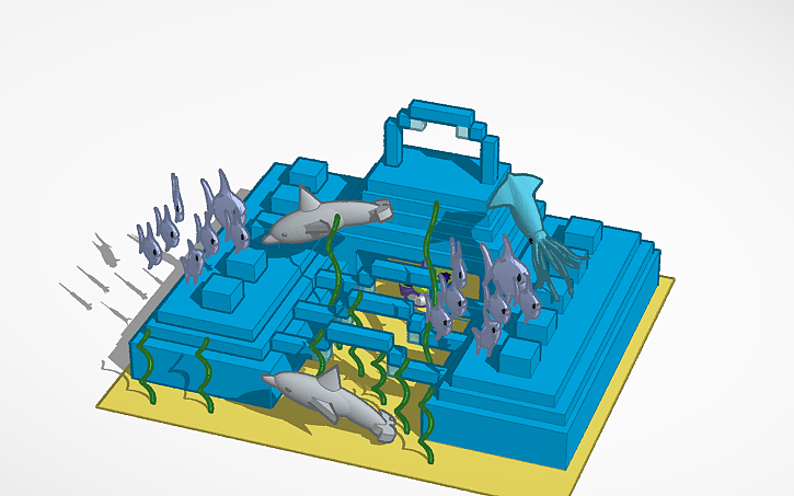 3D design Copy of Under the Sea Challenge - Tinkercad