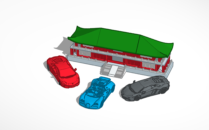 3D design Cool Building - Tinkercad