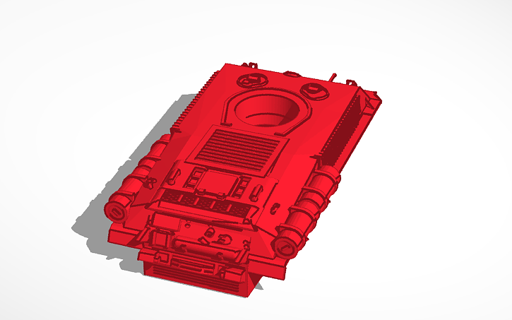 3D design m5 hull - Tinkercad