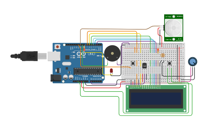 Circuit design Proyecto final - Tinkercad