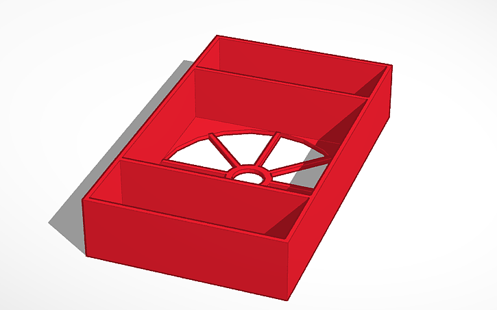 3D design Lenovo Thinkstation ODD PC fan holder | Tinkercad