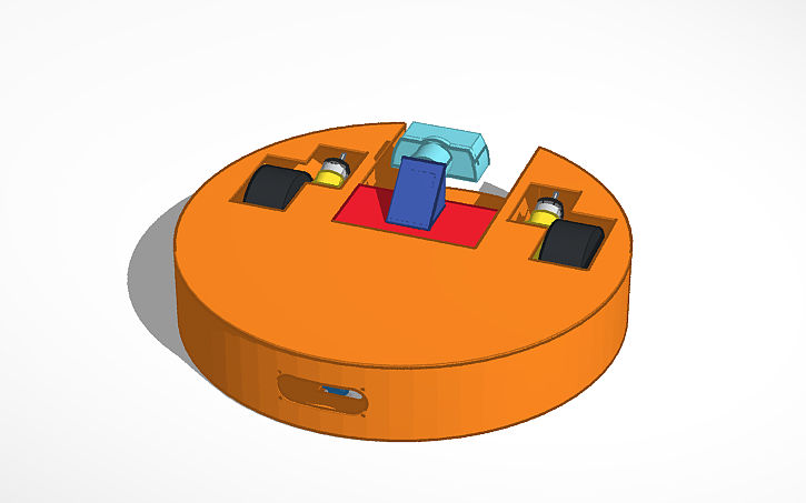 3D design Robot vacuum - Tinkercad