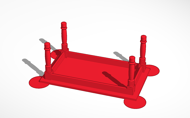 3D design Table - Tinkercad