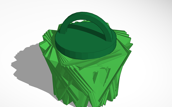 3D design Pointy Jar/Bucket | Tinkercad